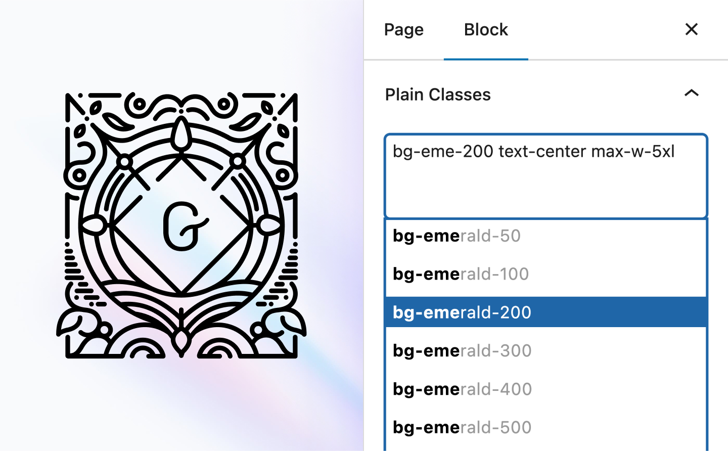 Plain Classes Gutenberg Dplugins